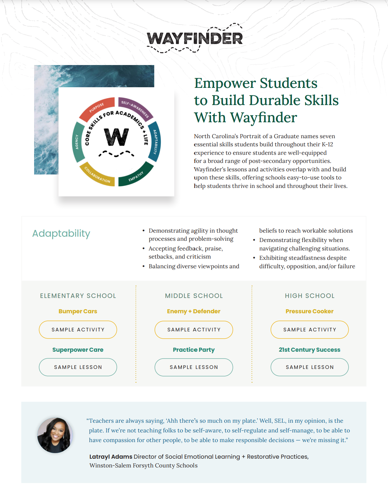 Align with North Carolina's Portrait of a Graduate | Wayfinder